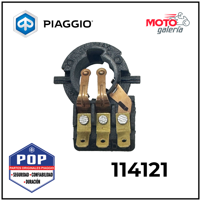 SOCKET PARA FOCO PRINCIPAL FRONTAL - 114121 – Piaggio Motogalería Península